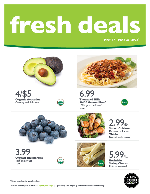 St. Peter Co-op | Weekly Ads - Sales and Discounts | St. Peter Food Co-op